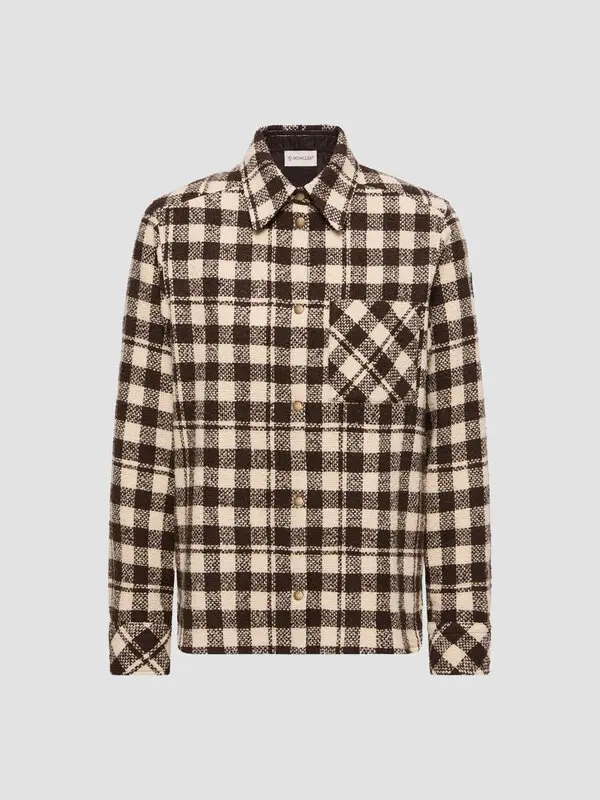 Moncler Shirt In Wool