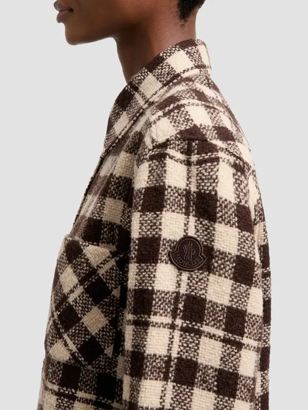 Moncler Shirt In Wool