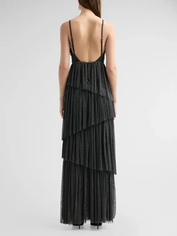 PatBO Thereza Beaded Tulle Gown