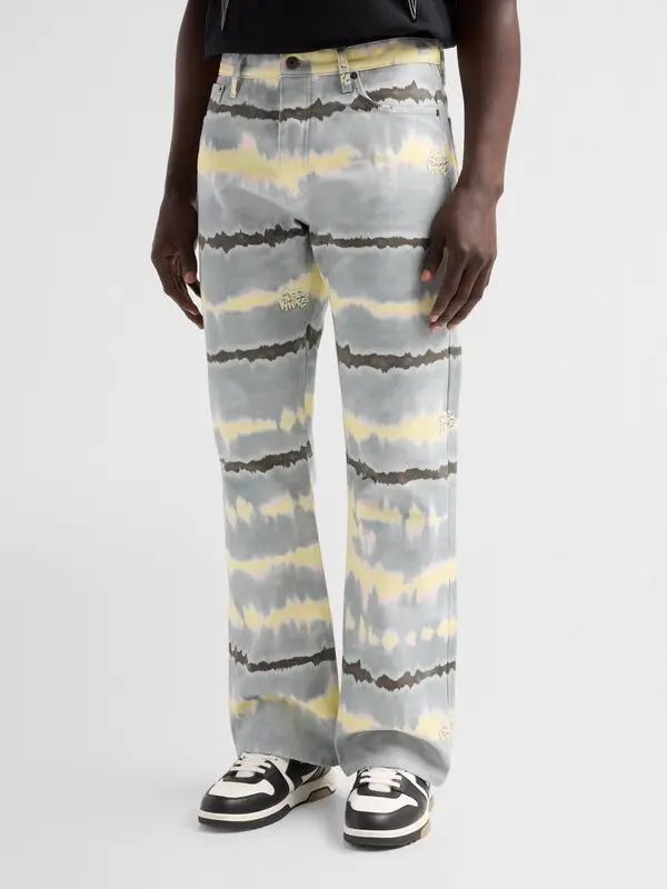 Off-White Tie-dye Slim Relaxed Jeans