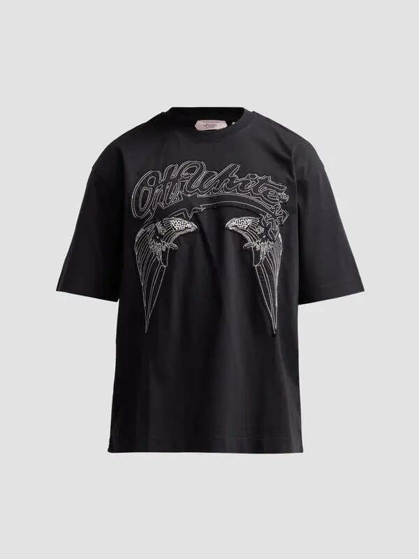 Off-White Skyline Skate Cotton Crewneck T-shirt