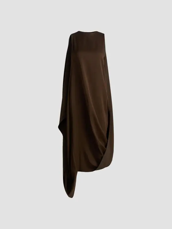 Michael Kors Draped Sail Dress - Espresso