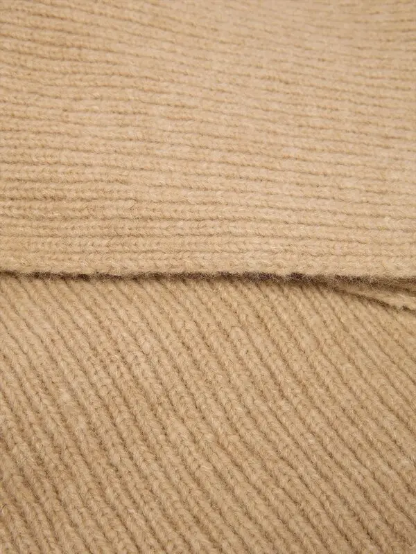 Dries Van Noten Moyson Alpaca Wool-blend Scarf - Ecru