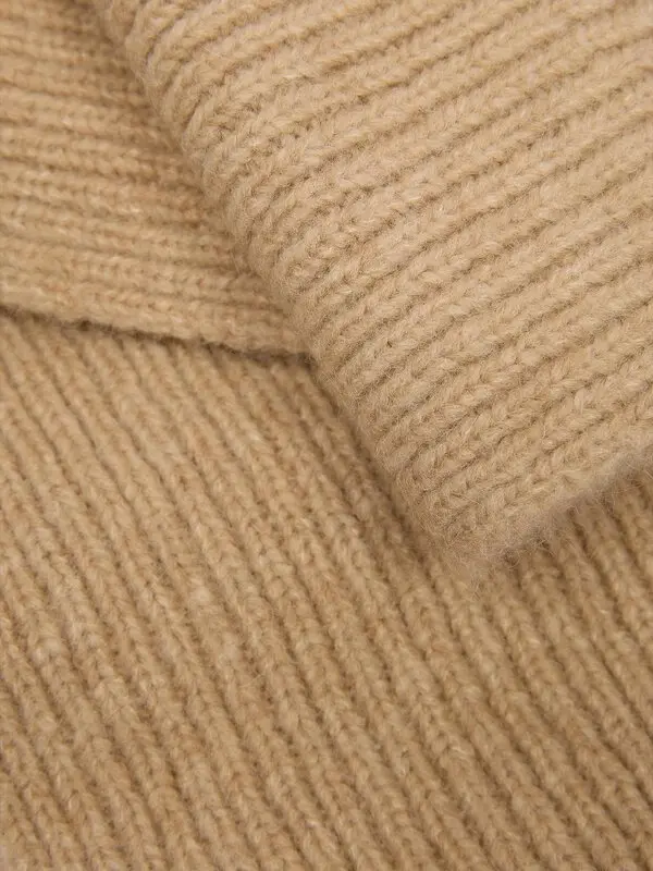 Dries Van Noten Moyson Alpaca Wool-blend Scarf - Ecru