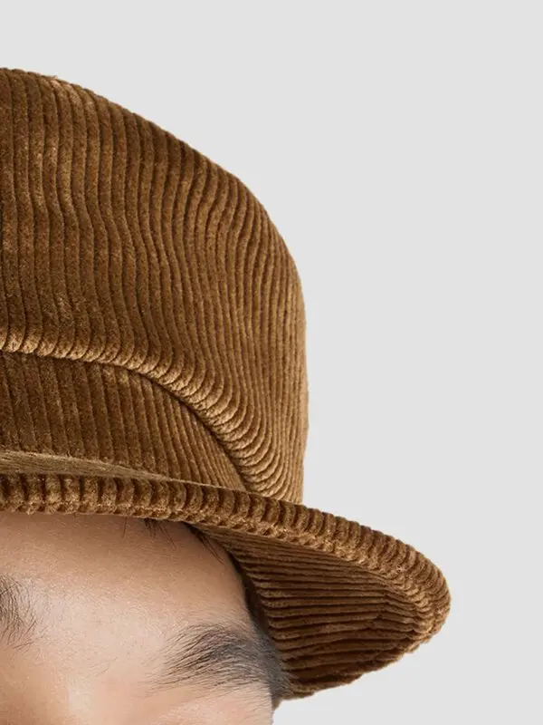 Prada Corduroy Newsboy Cap