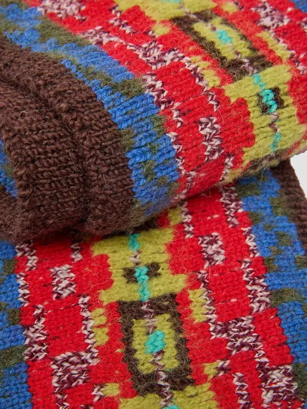 Dries Van Noten Marka Wool-blend Scarf