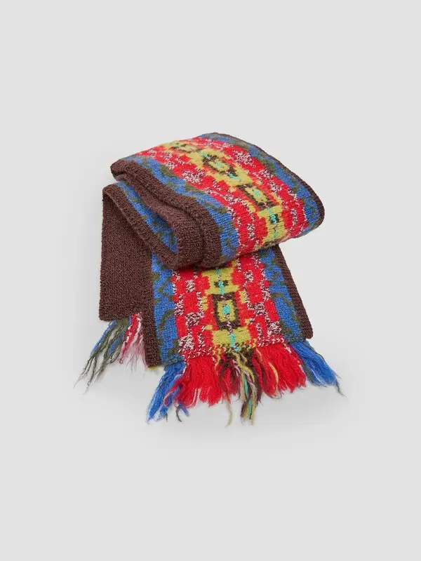 Dries Van Noten Marka Wool-blend Scarf