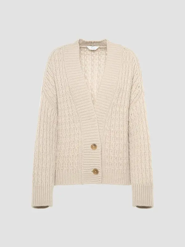 Malo Anna Cashmere Cardigan - Dune