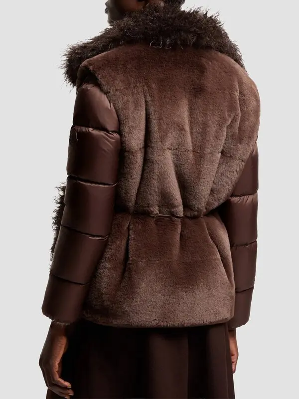 Moncler Immersif 2-in-1 Puffer Jacket - Brown Multi