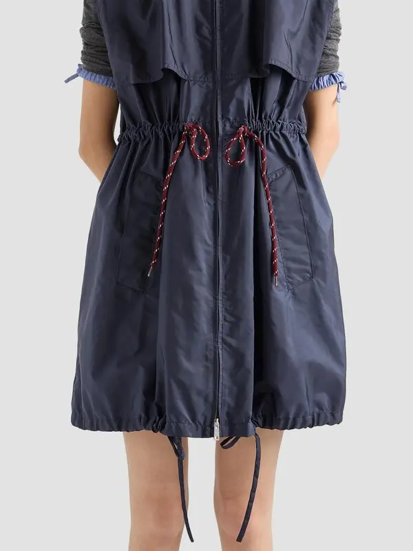 Prada Sleeveless Nylon Mini-dress - Blue