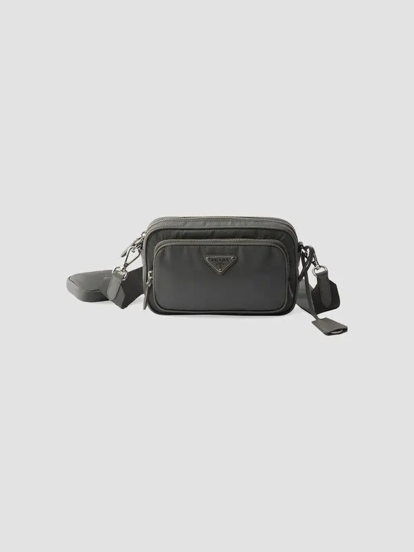 Prada Re-nylon Mini Shoulder Bag - Grey
