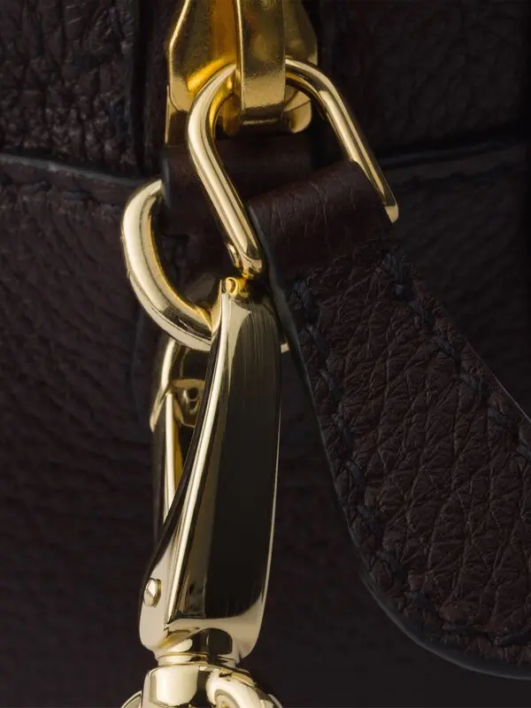 Prada Leather Mini Shoulder Bag - Brown