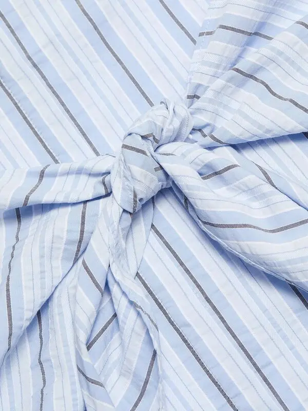 Cinq À Sept Charmine Striped Mini Shirtdress