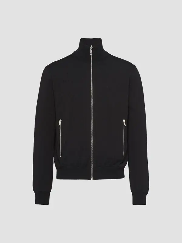 Prada Reversible Wool And Re-nylon Jacket