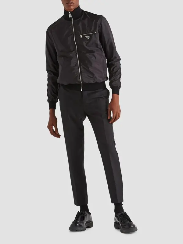 Prada Reversible Wool And Re-nylon Jacket