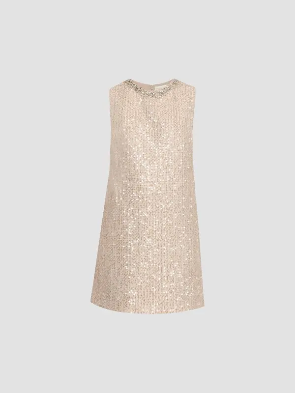 SACHIN BABI Uma Crystal-embellished Sequin Minidress