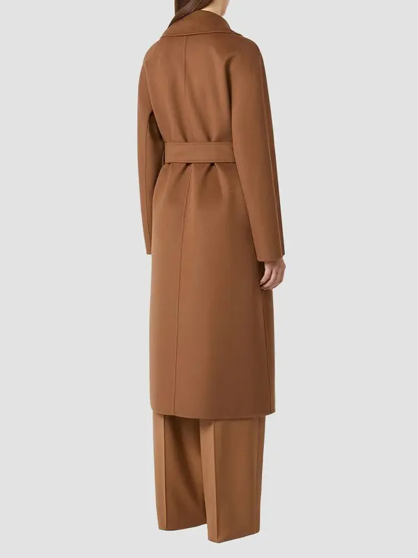 Max Mara Wool Cashmere And Silk Coat - Camel