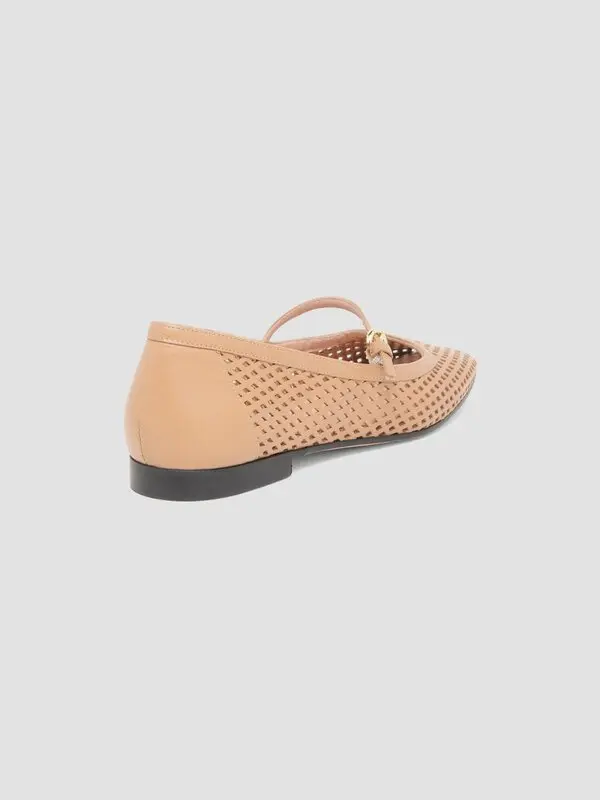 POLLINI Nina Leather Ballet Flats