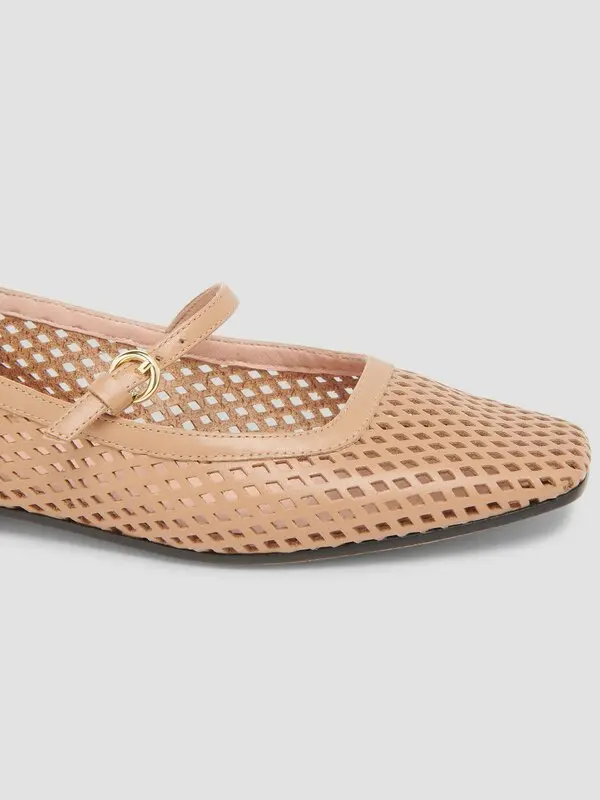 POLLINI Nina Leather Ballet Flats