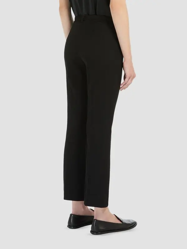 Max Mara Stretch Cotton Blend Trousers - Black