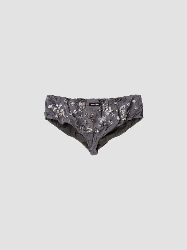 Miu Miu Embroidered Duchesse Panty