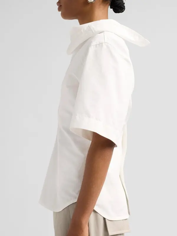 Bottega Veneta Compact Cotton Toile Shirt