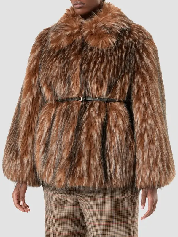 Marina Rinaldi Fluffy Textured Coat