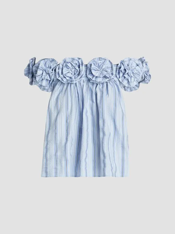Cinq À Sept Kelsey Off-the-shoulder Striped Top