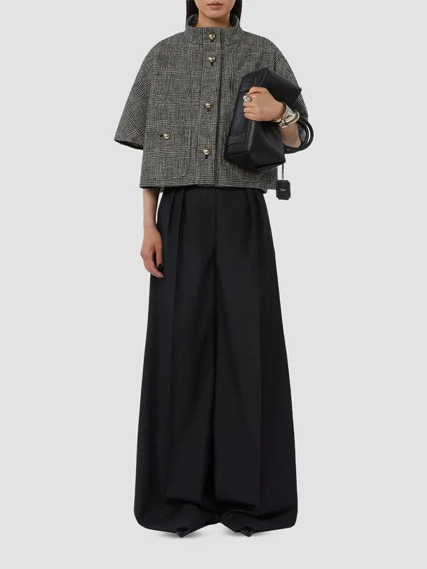 Max Mara Patterned Cotton Cloak