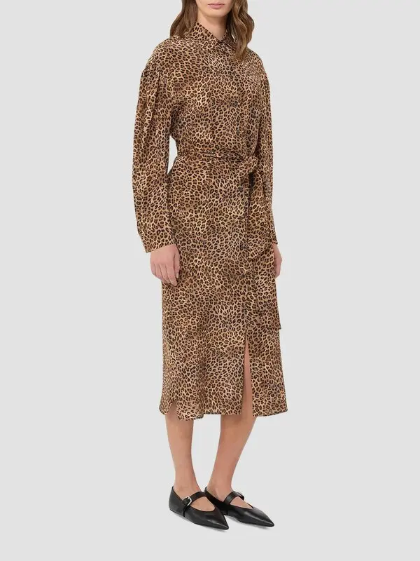 Max Mara Printed Silk Crêpe De Chine Shirt Dress