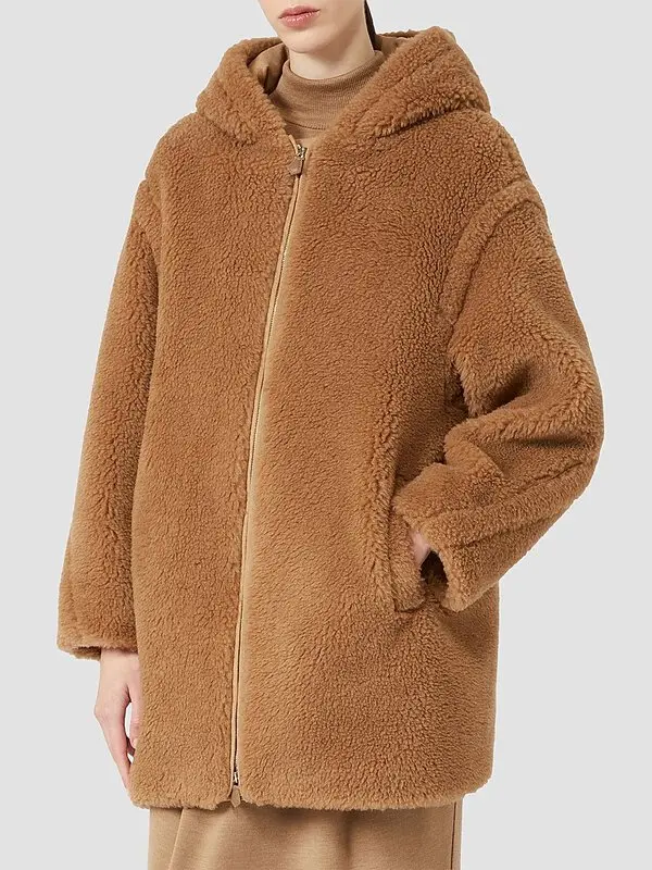 Max Mara Teddy Fabric Coat