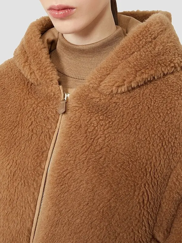 Max Mara Teddy Fabric Coat