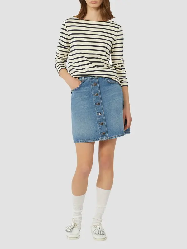 Max Mara Striped Cotton T-shirt