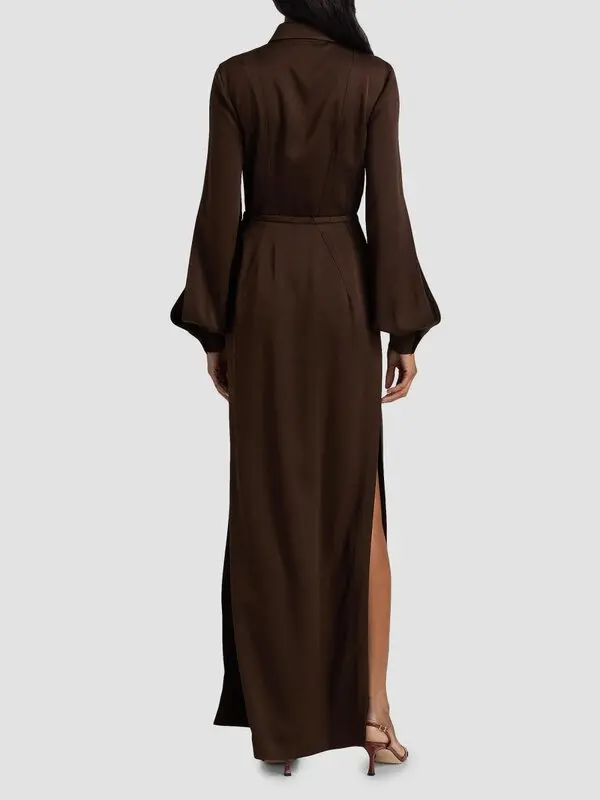 Michael Kors Slit Sleeve Maxi Shirtdress