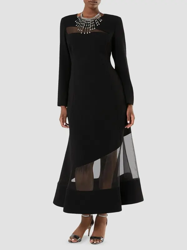 Marina Rinaldi Cady Dress - Black
