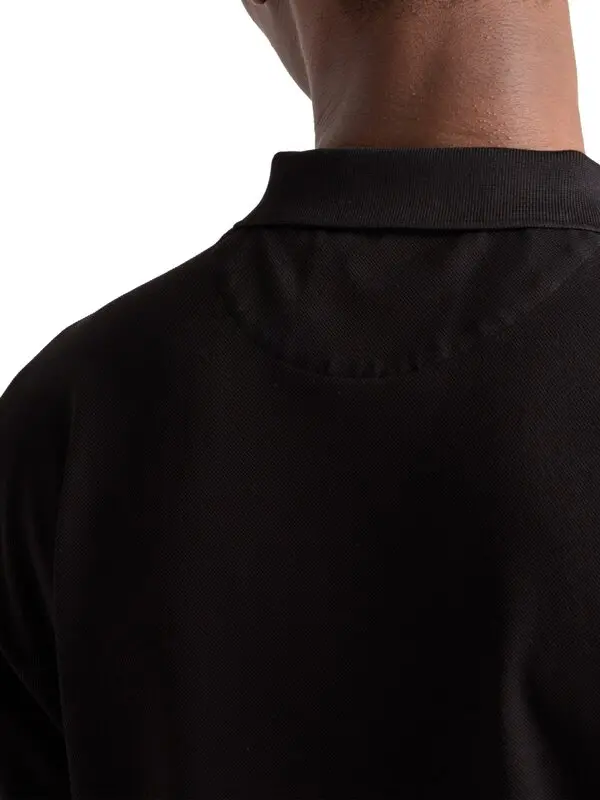 Prada Piqué Polo Shirt With Re-nylon Details
