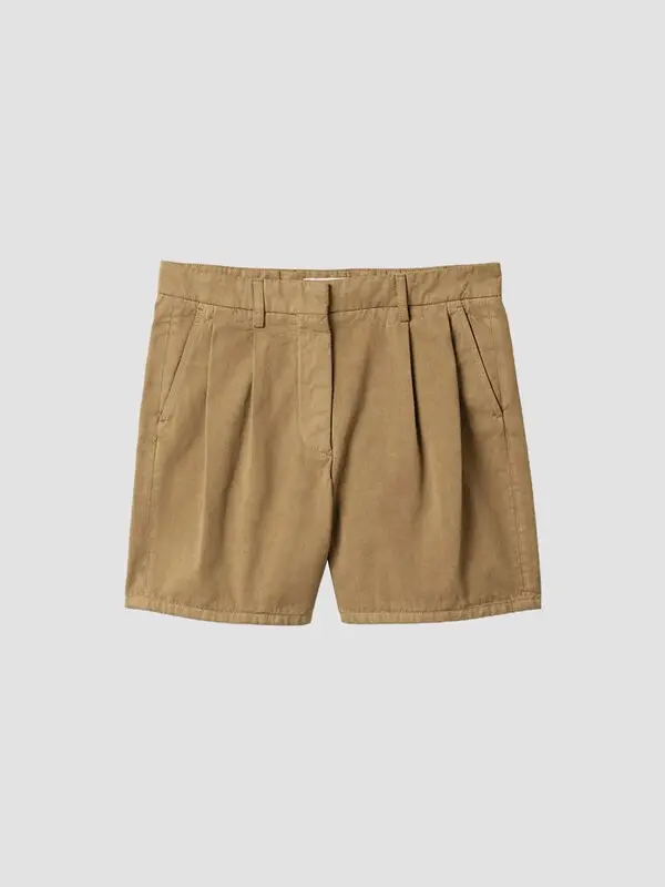 Miu Miu Old Gabardine Bermuda Shorts