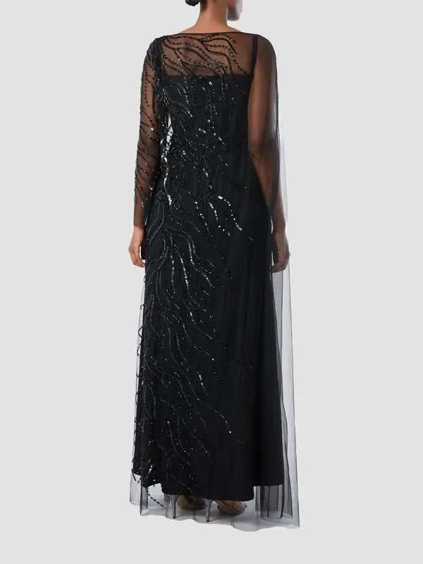 Marina Rinaldi Tulle Dress With Embroidery