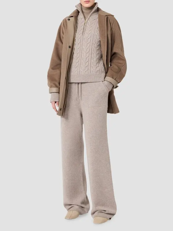 Max Mara Cable Knit Cashmere Yarn Sweater