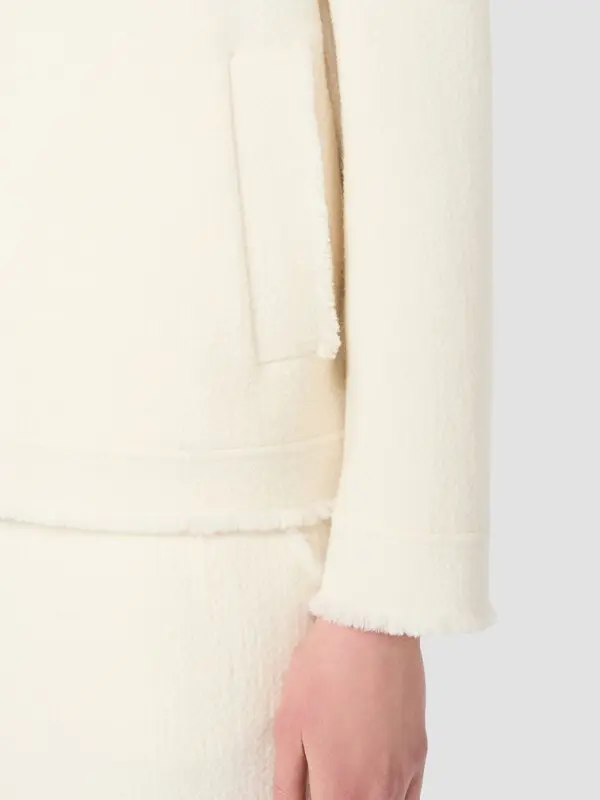 Max Mara Double Jersey Wool Bomber Jacket