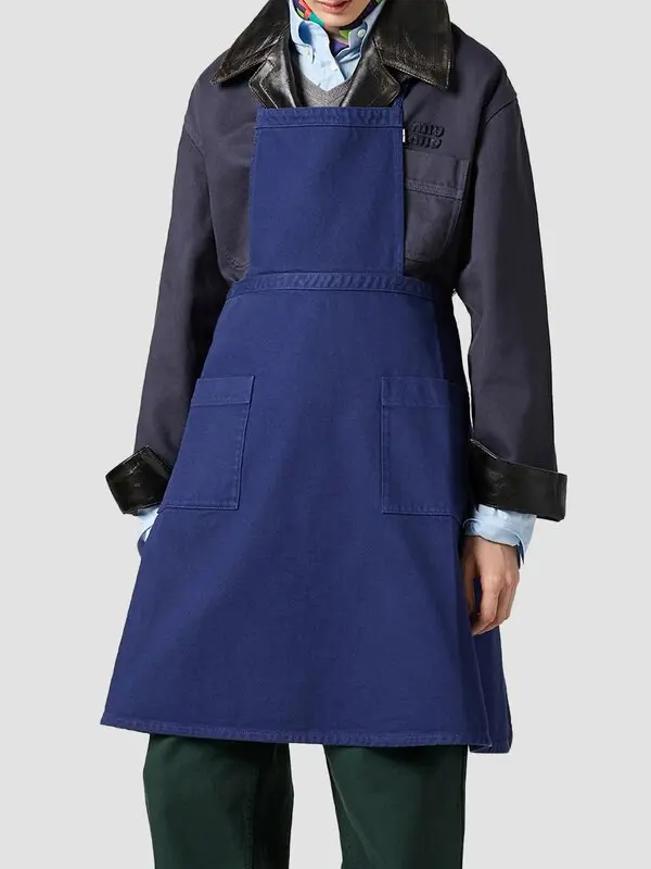 Miu Miu Gart-dyed Gabardine Apron