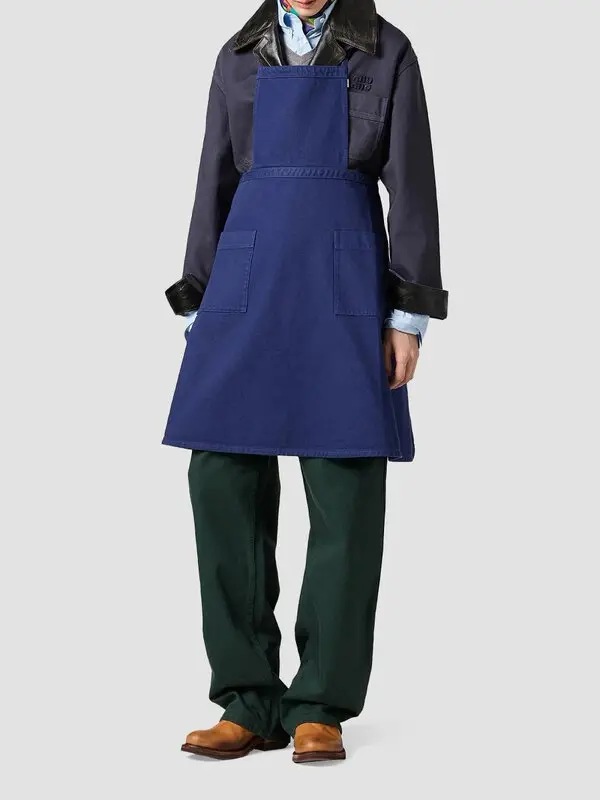 Miu Miu Gart-dyed Gabardine Apron
