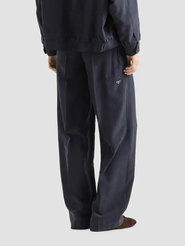 Prada Washed Silk Pants