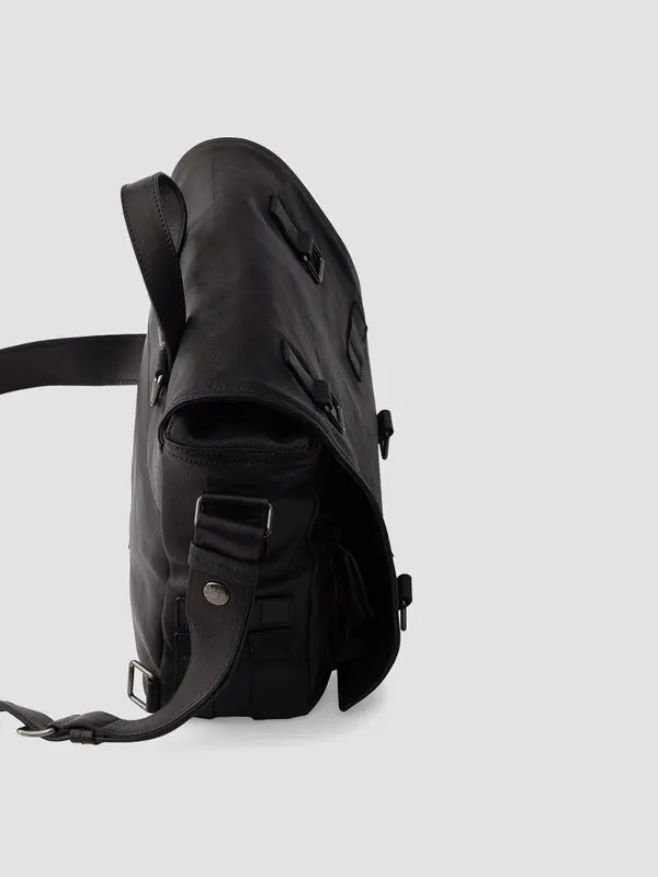 Prada Leather Messenger Bag
