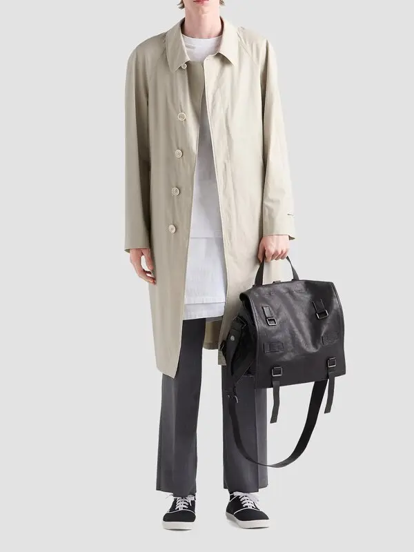 Prada Leather Messenger Bag
