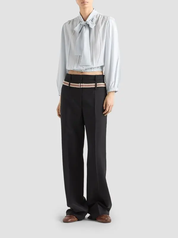 Prada Crepe De Chine Shirt