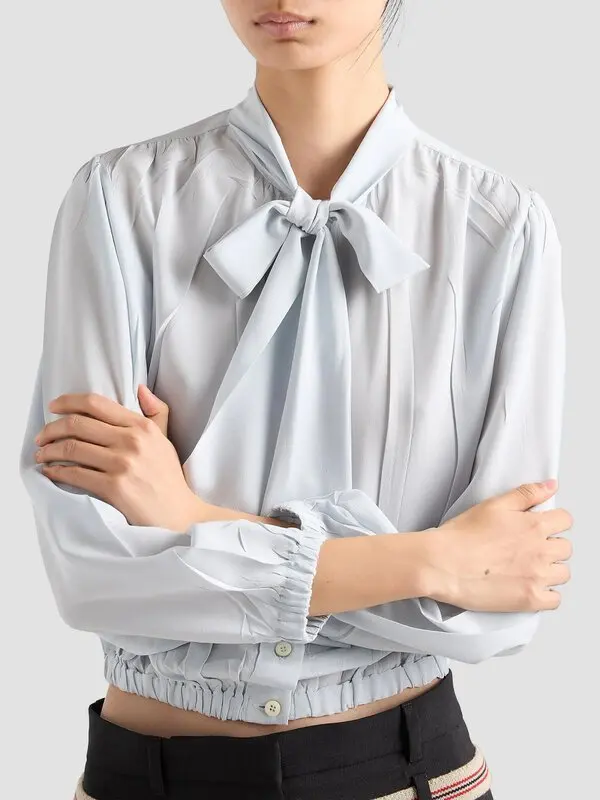 Prada Crepe De Chine Shirt