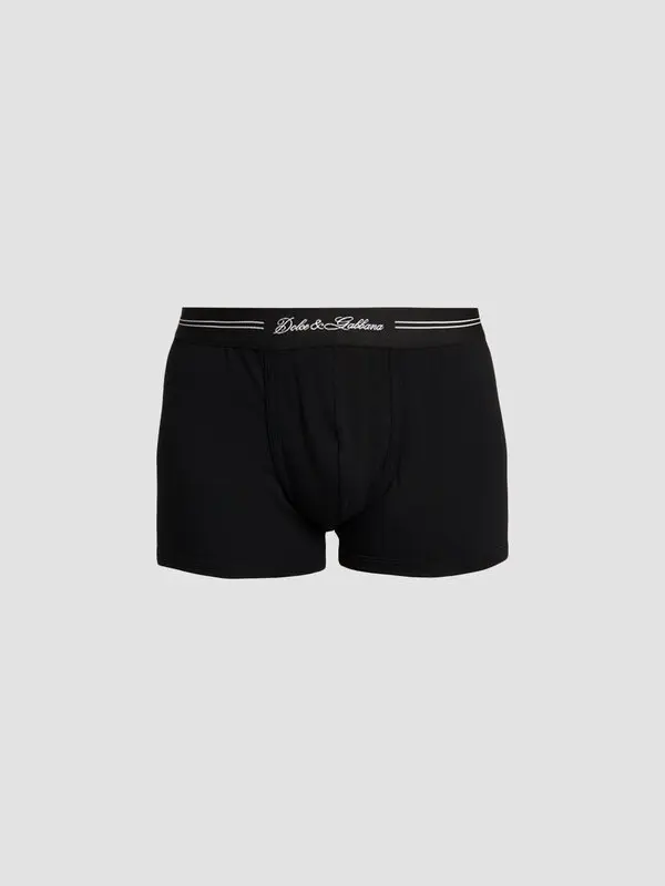 Dolce & Gabbana Logo Cotton-blend Boxer Briefs