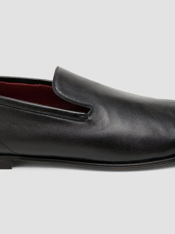 Dolce & Gabbana Leather Slipper Loafers