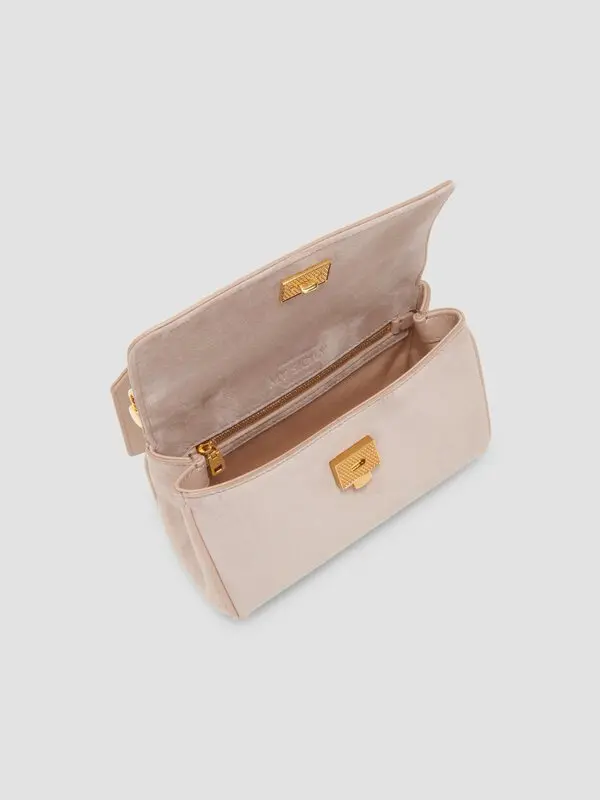 Dolce & Gabbana My Sicily Suede Top Handle Bag - Makeup